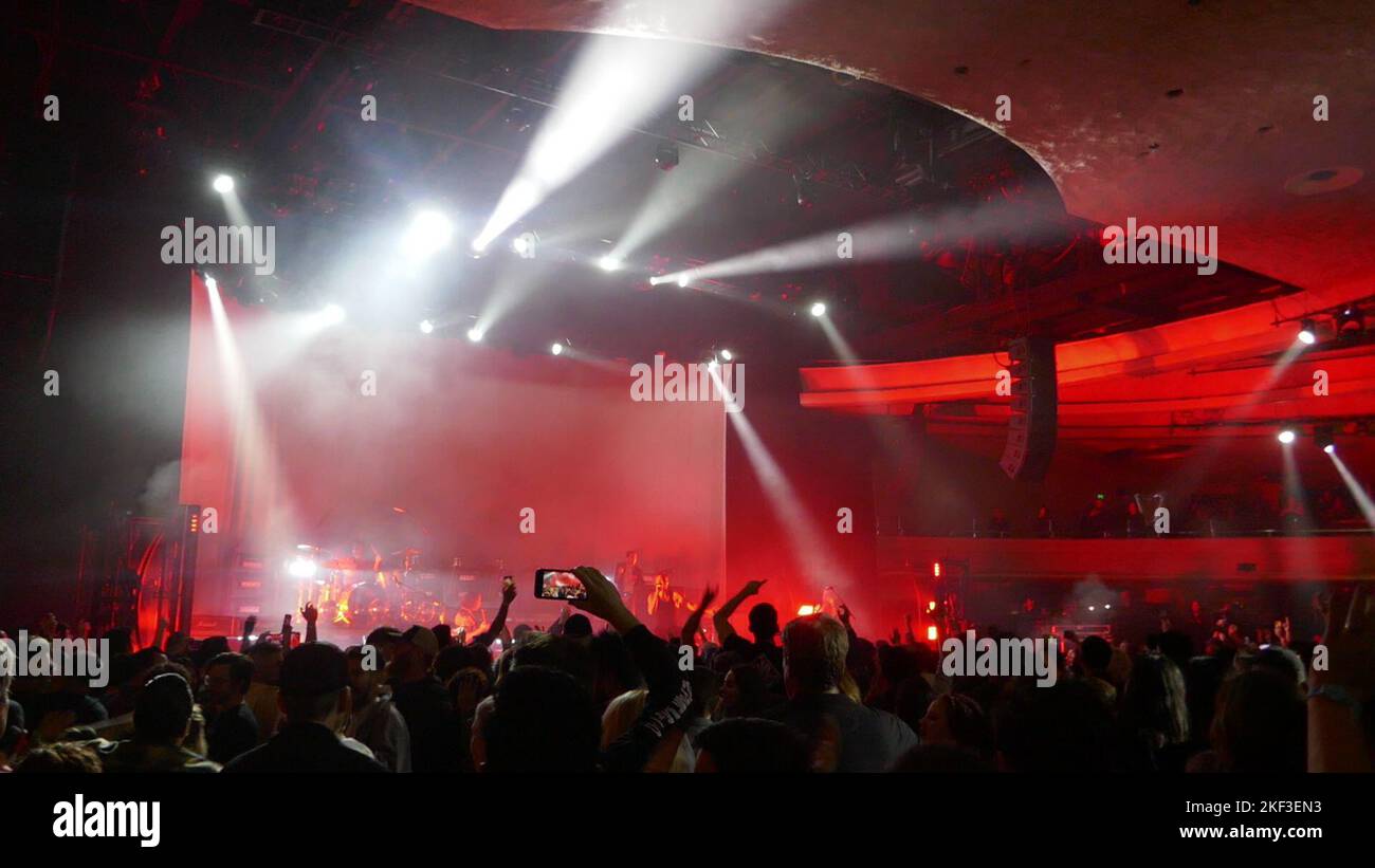 Los Angeles, California, USA 11th November 2022 Singer Aaron Bruno and ...