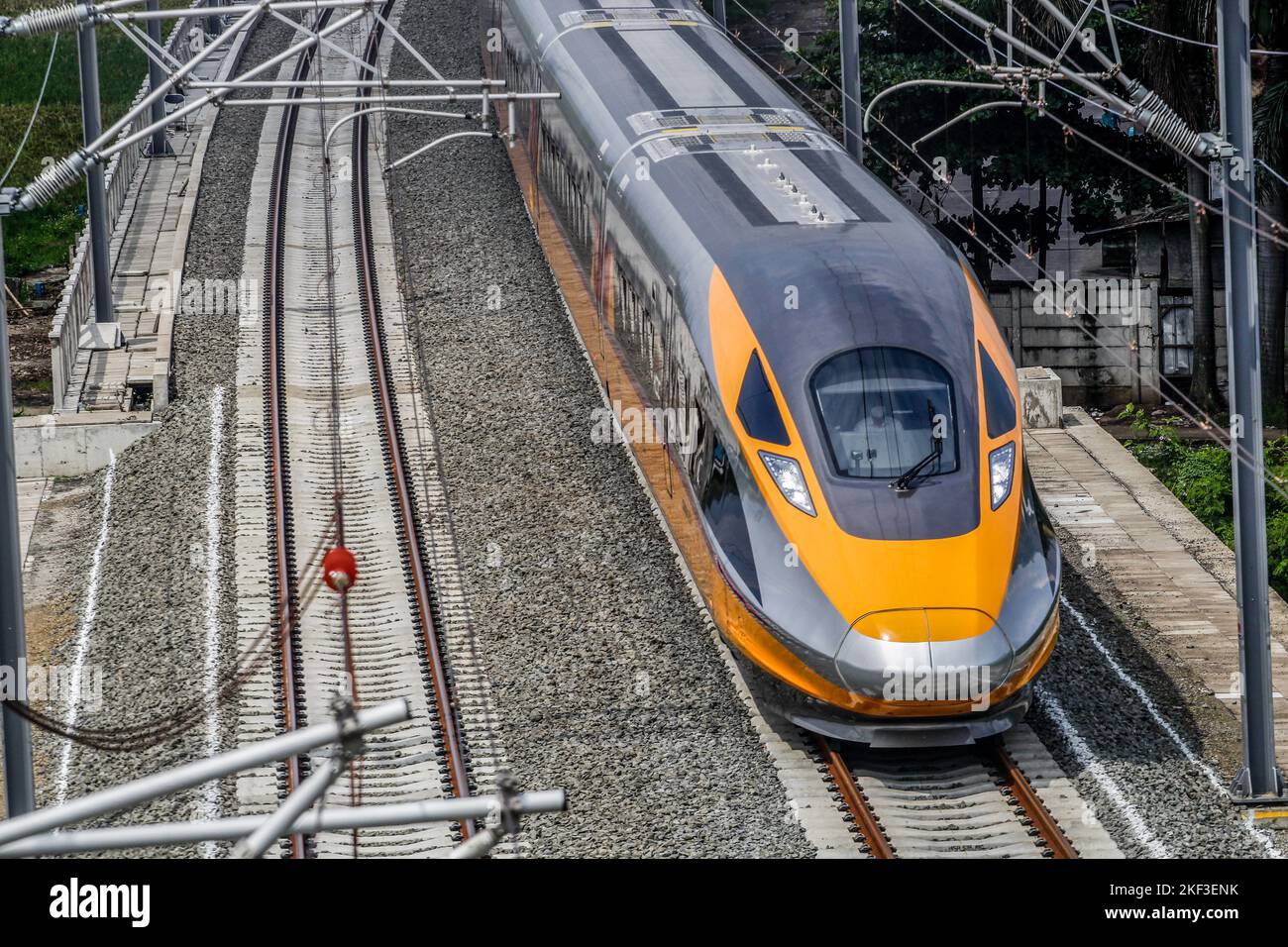 Bandung, Indonesia. 16th Nov, 2022. Jakarta Bandung High-Speed Train ...