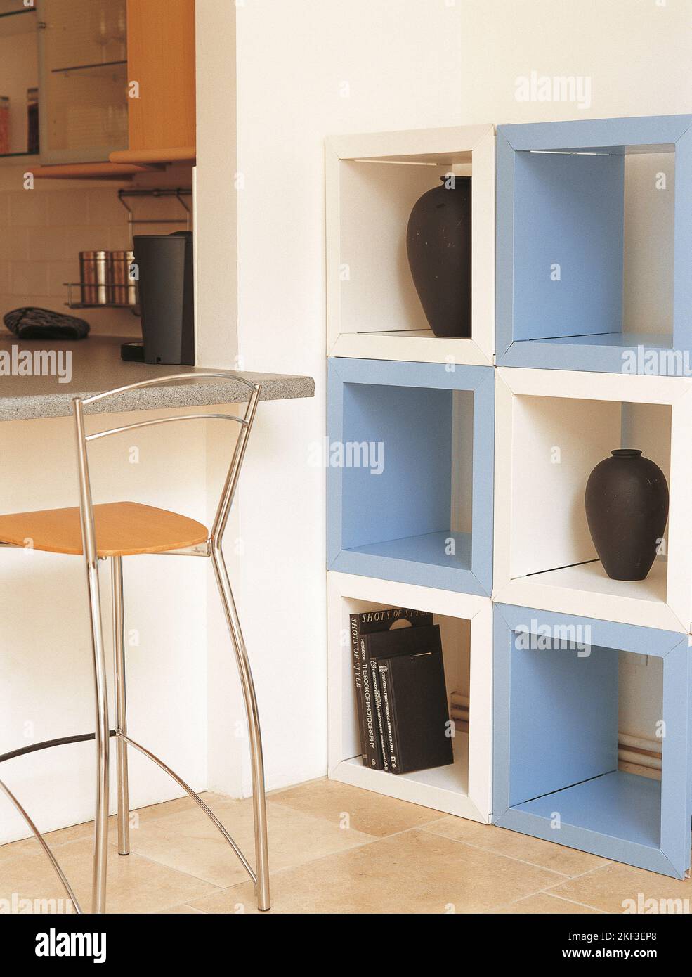 Cardboard module shelves Stock Photo - Alamy