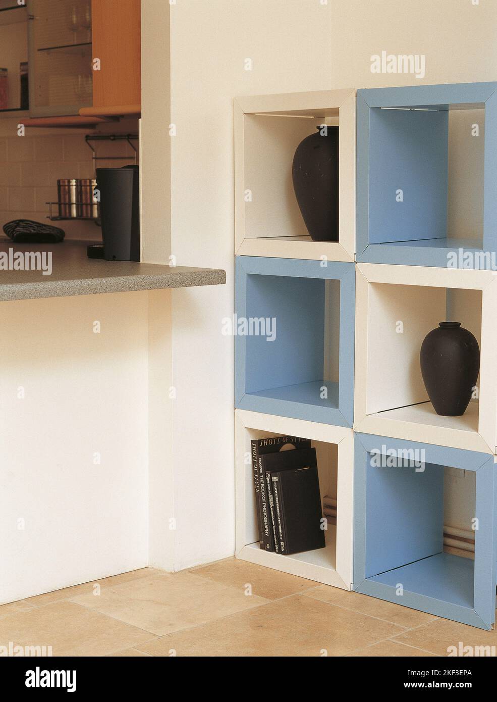 Cardboard module shelves Stock Photo - Alamy