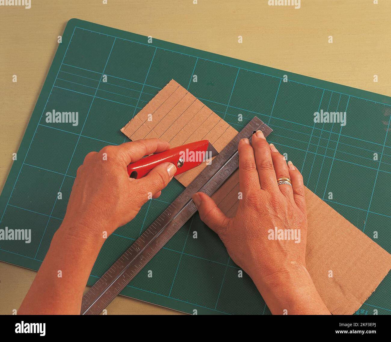 Method cutting paper material hi-res stock photography and images - Alamy
