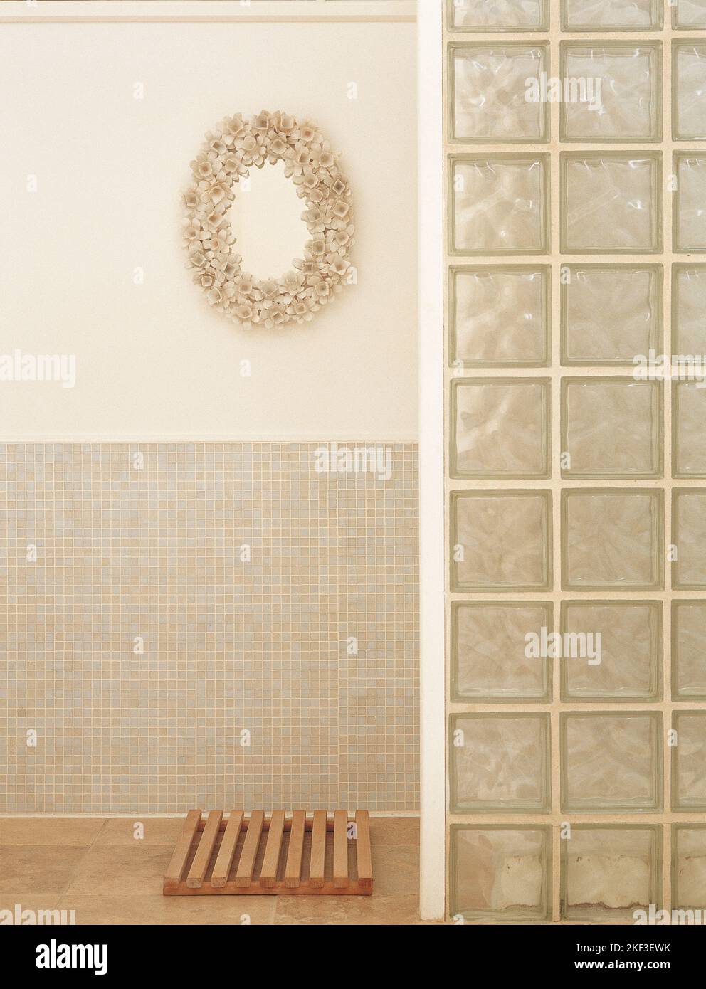 Egg carton mirror frame Stock Photo - Alamy