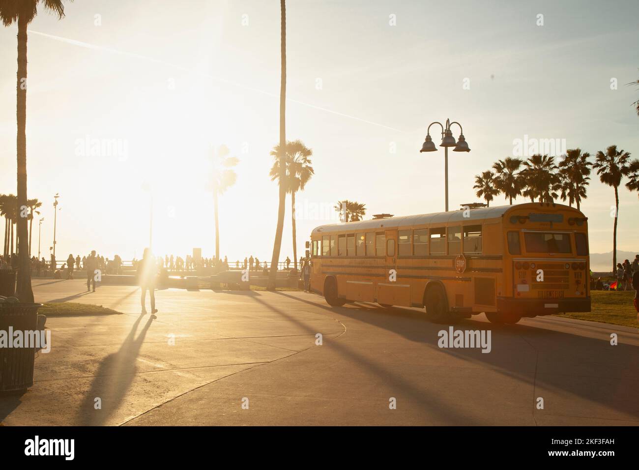 Los angeles venice beach bus hi-res stock photography and images - Alamy