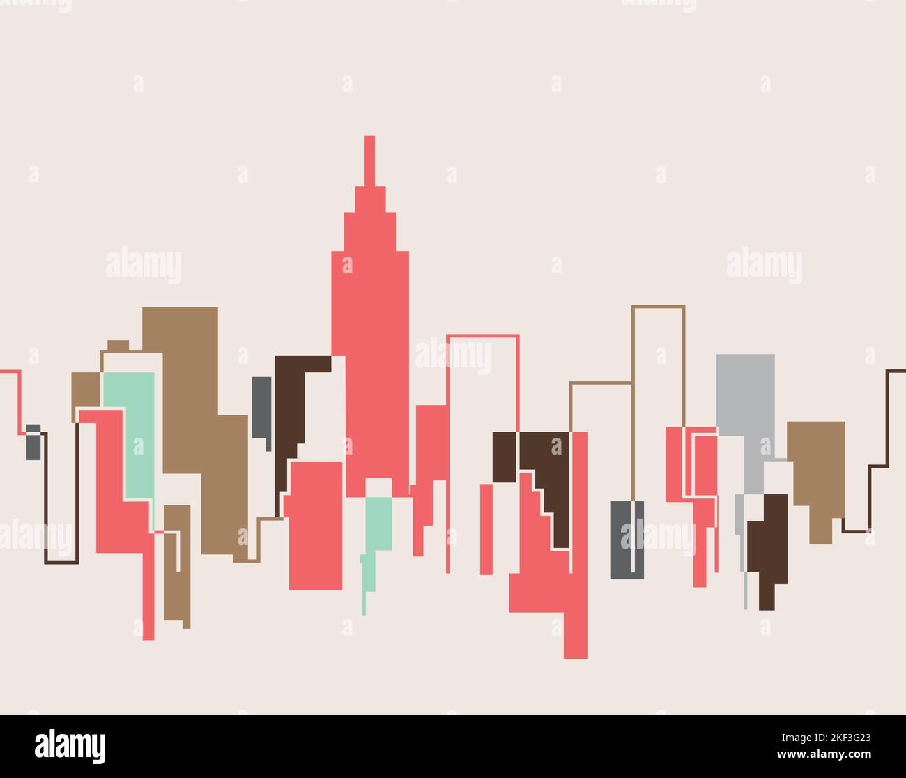 Silhouette of the cityscape vector illustration background Stock Vector ...