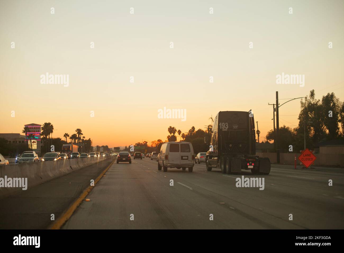 101 freeway sunset hi-res stock photography and images - Alamy