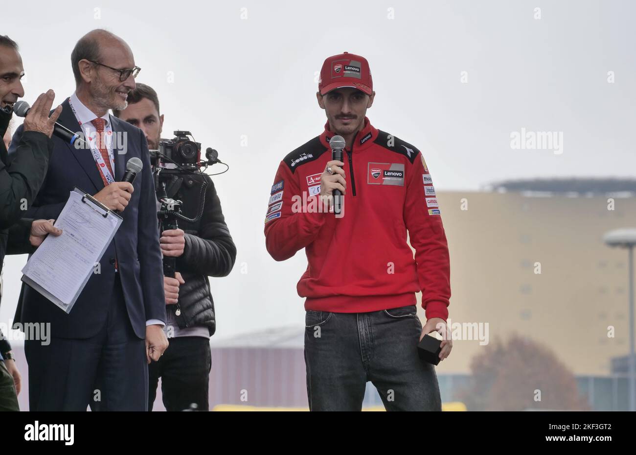 Francesco Bagnaia world champion of Motogp at EICMA, international ...