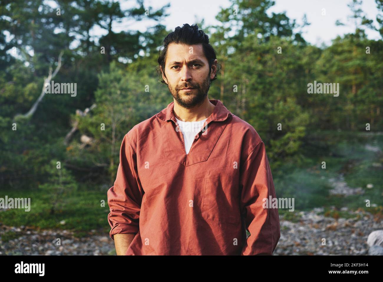 Man in forest hi-res stock photography and images - Alamy