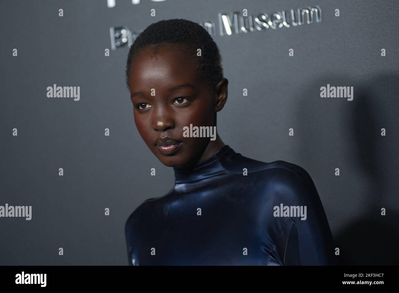 New York, USA. 15th Nov, 2022. Akuol Deng walking the red carpet at the ...