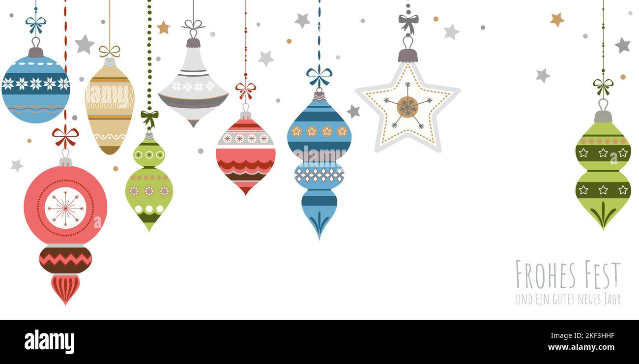 Christmas bauble in vintage Stock Vector Images - Alamy