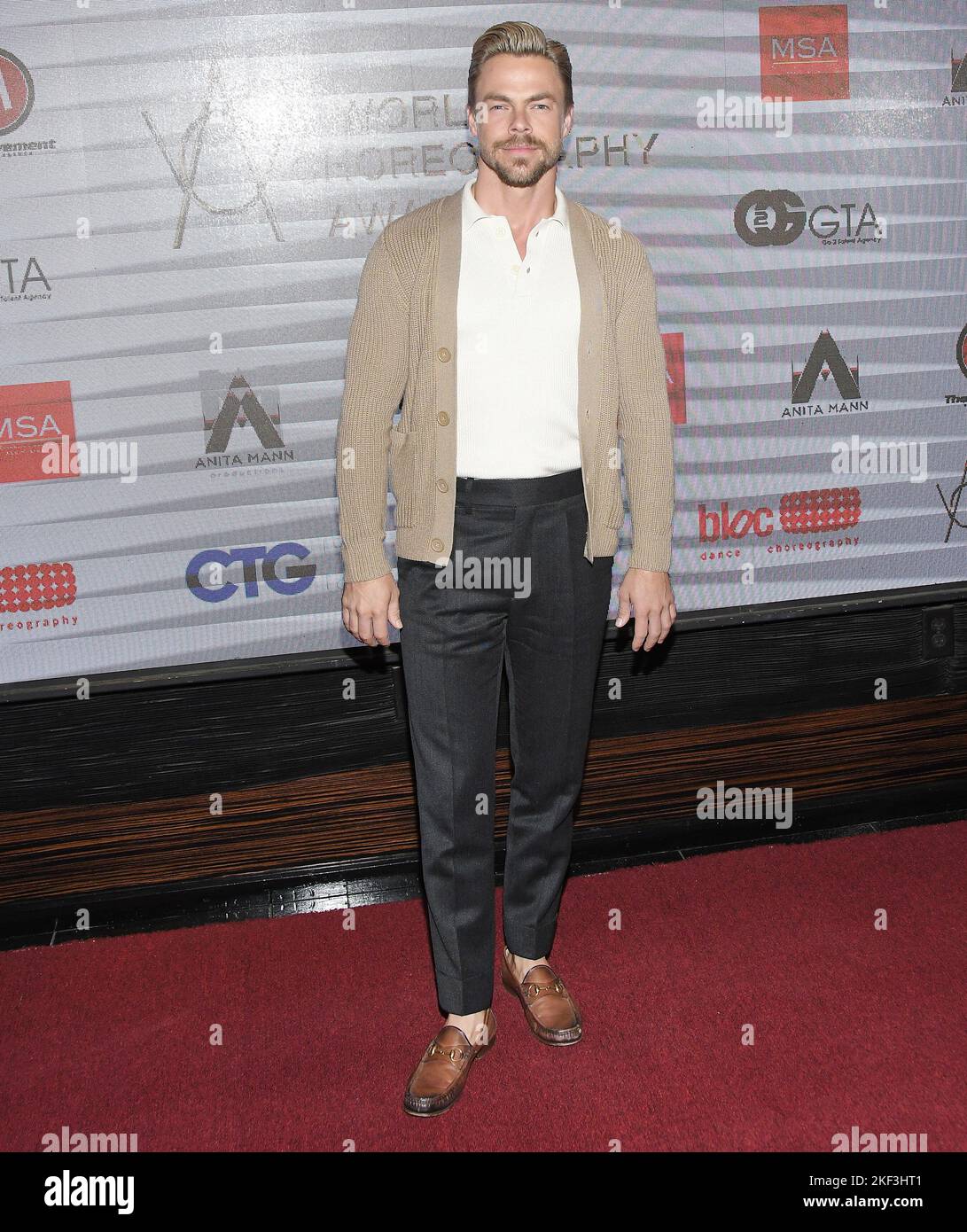 Los Angeles, USA. 15th Nov, 2022. Derek Hough at the 12th Annual World ...