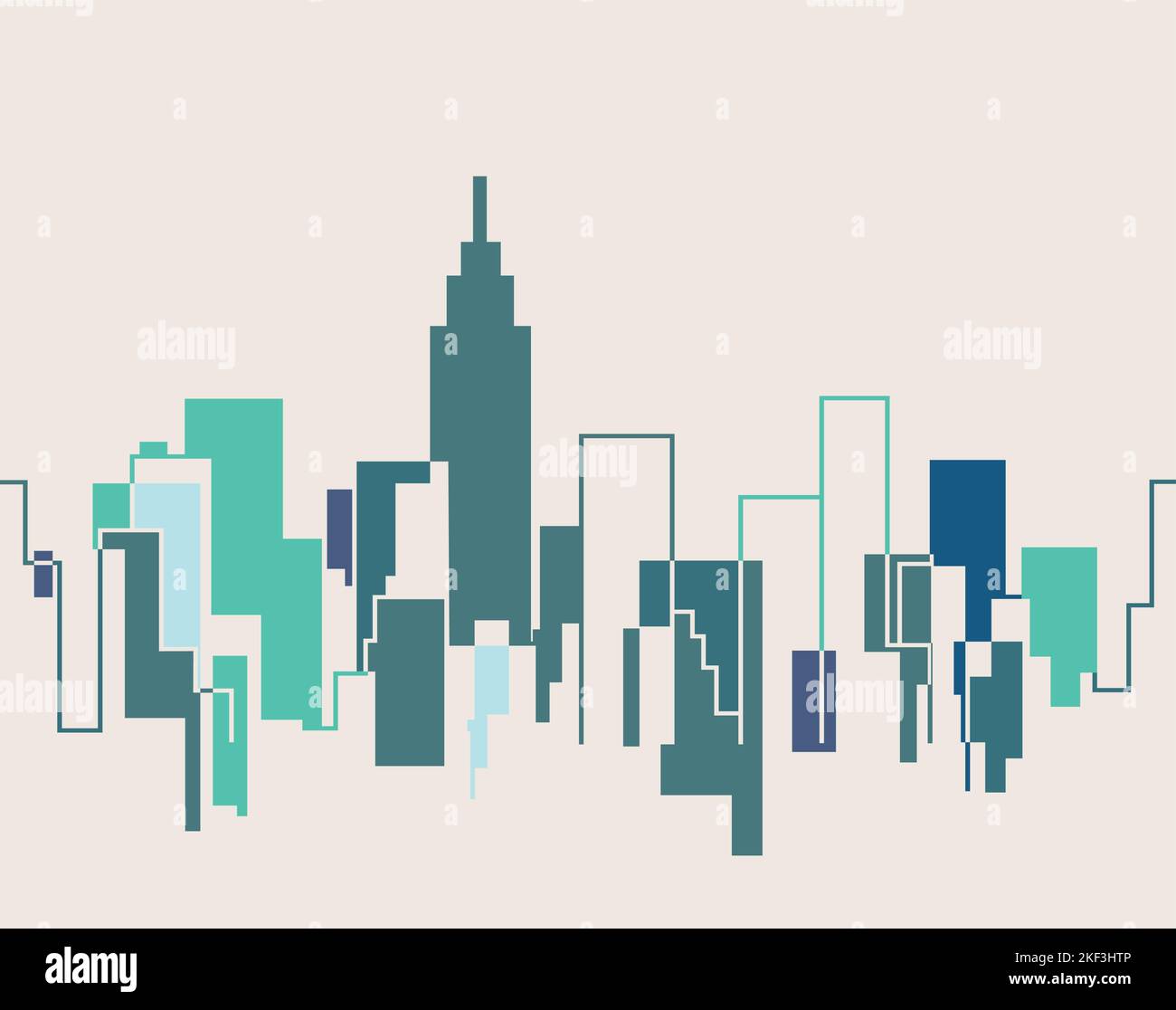 Silhouette of the cityscape vector illustration background Stock Vector ...