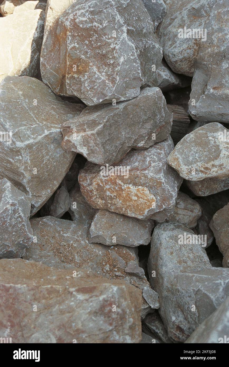 Lumps of concrete Stock Photo - Alamy