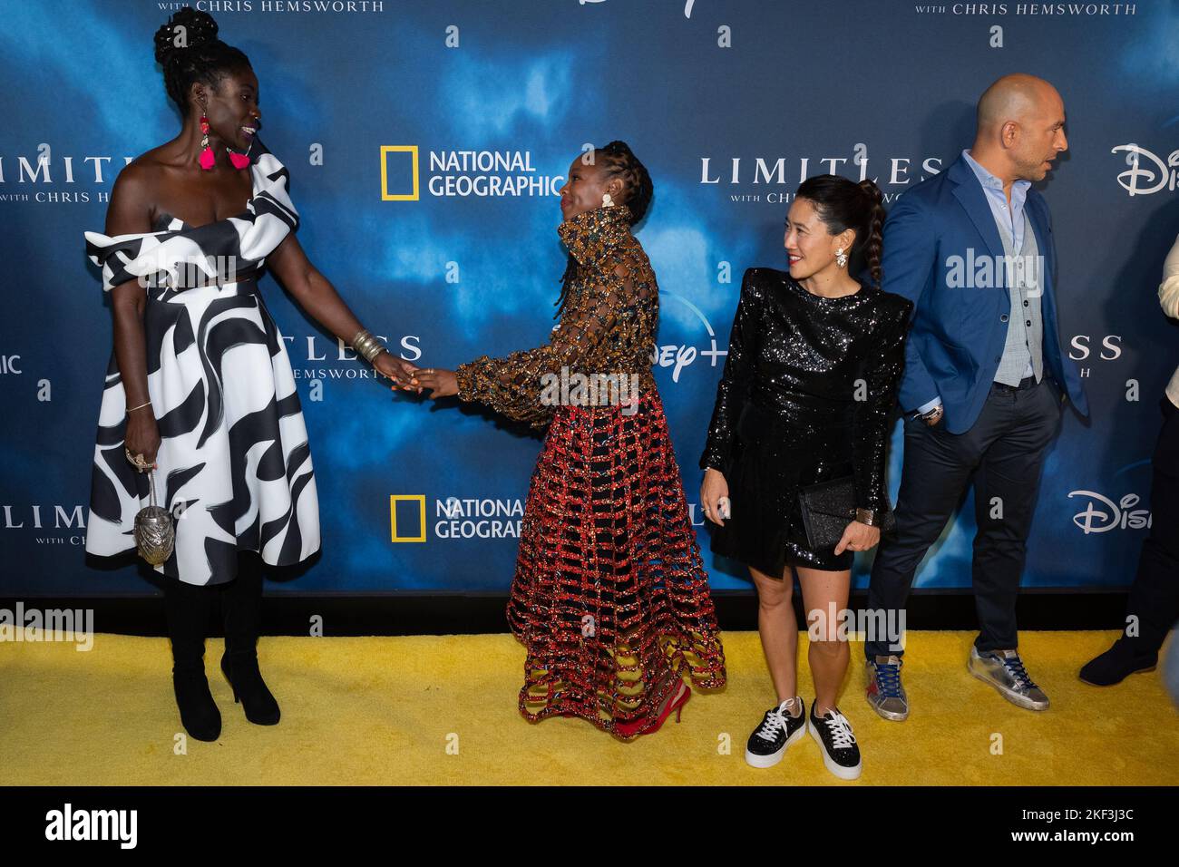 New York, USA. 15th Nov, 2022. (L-R) Alua Arthur, Dr. Modupe Akinola ...