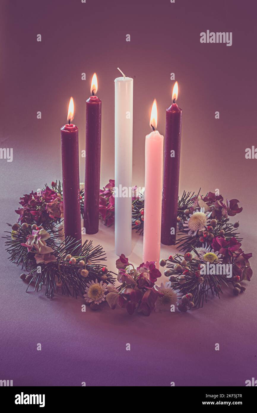 Fourth week of advent hi-res stock photography and images - Alamy