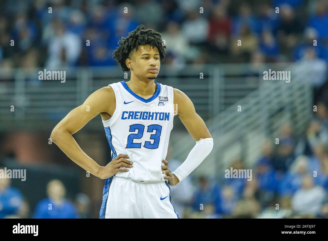 Omaha, NE U.S. 14th Nov, 2022. Creighton Bluejays guard Trey Alexander ...