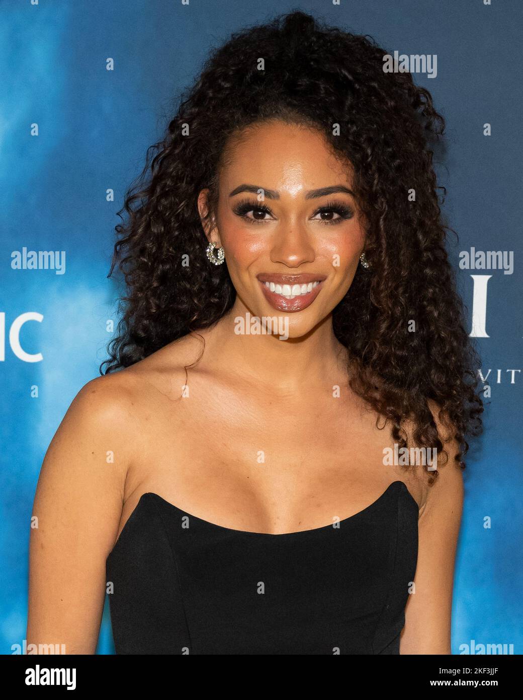 Taryn Delanie Smith arrives on the red carpet for the premiere of ...