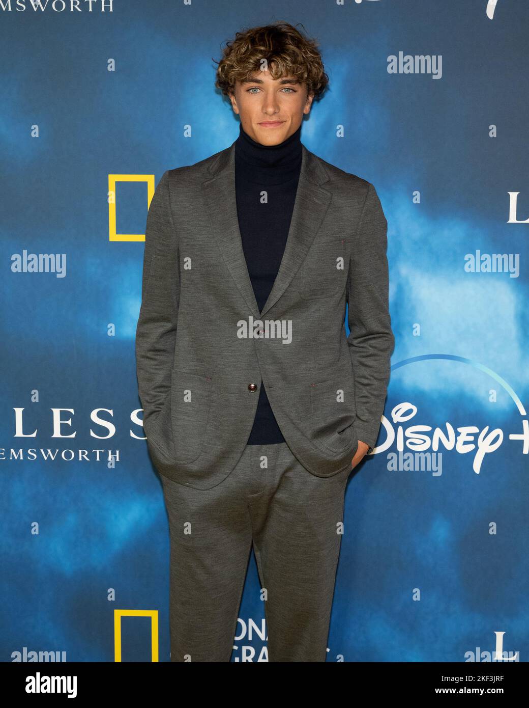 Gavin Gasalegno arrives on the red carpet for the premiere of ...