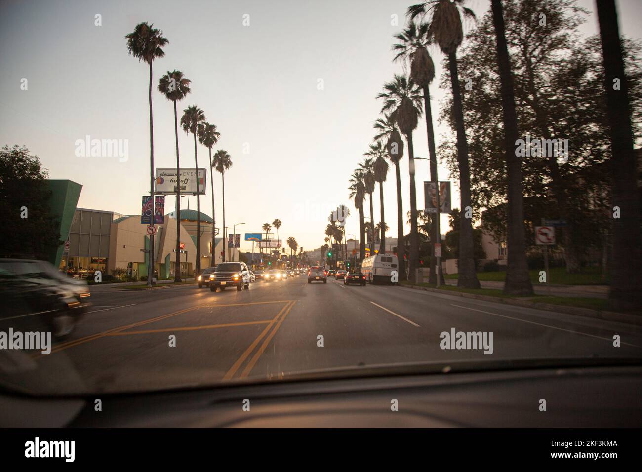 Palm trees driving hi-res stock photography and images - Alamy