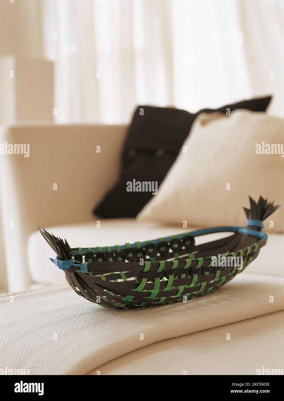 A woven fruit basket Stock Photo - Alamy