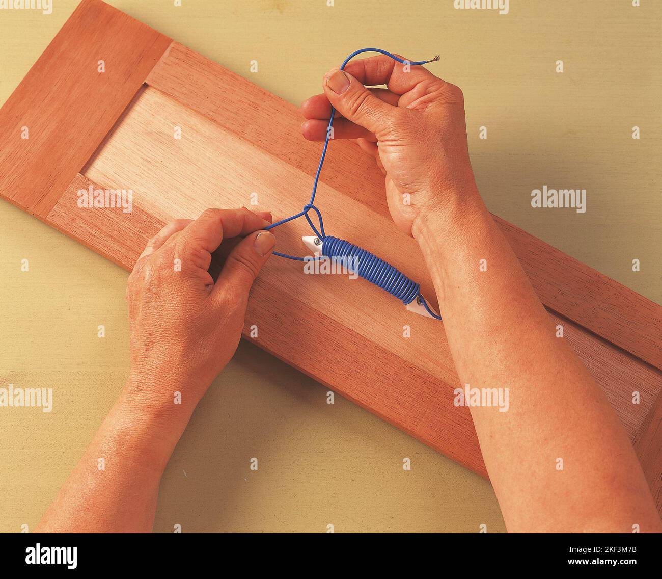 Tying technique hi-res stock photography and images - Alamy