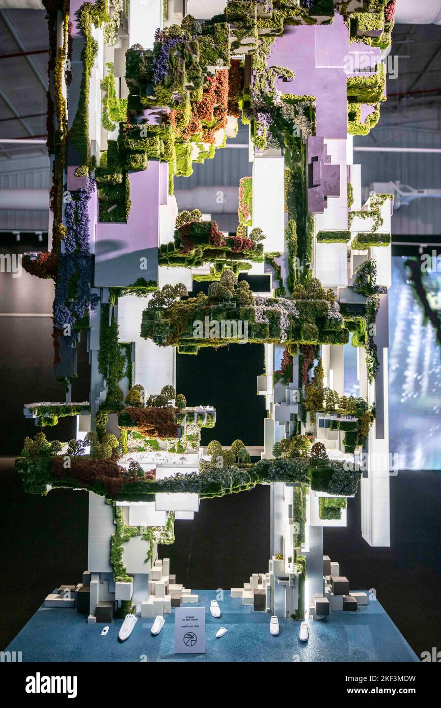 « The LINE » exposition by NEOM in Riyadh, Saudi Arabia on November 15 ...