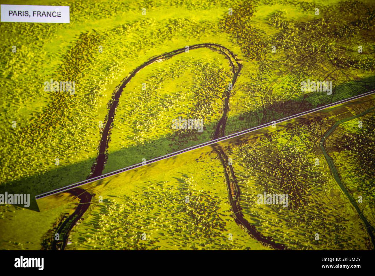 « The LINE » exposition by NEOM in Riyadh, Saudi Arabia on November 15 ...