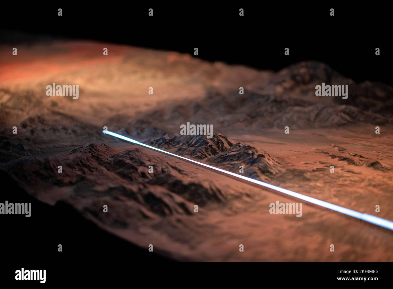 « The LINE » exposition by NEOM in Riyadh, Saudi Arabia on November 15 ...