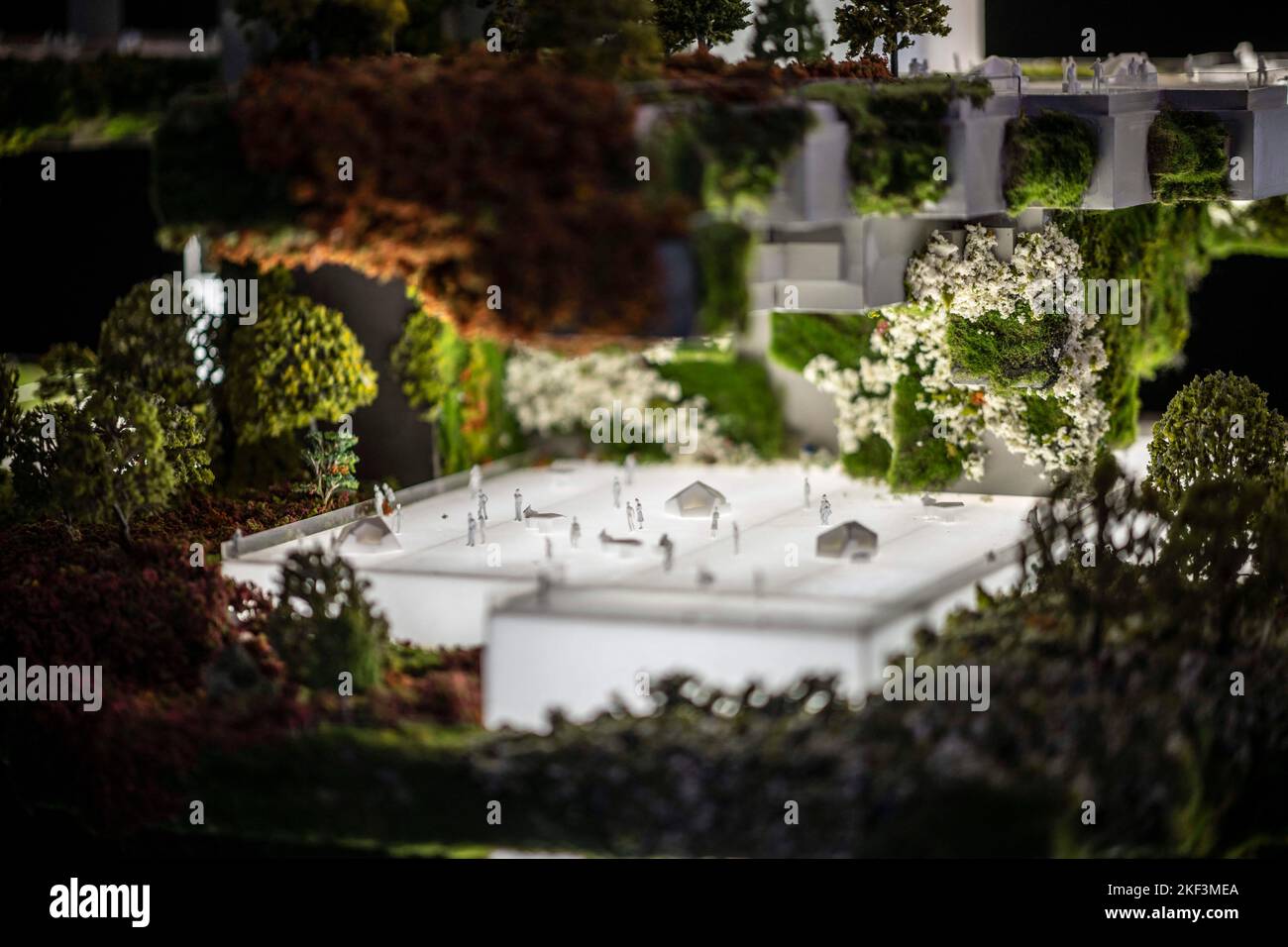 « The LINE » exposition by NEOM in Riyadh, Saudi Arabia on November 15 ...