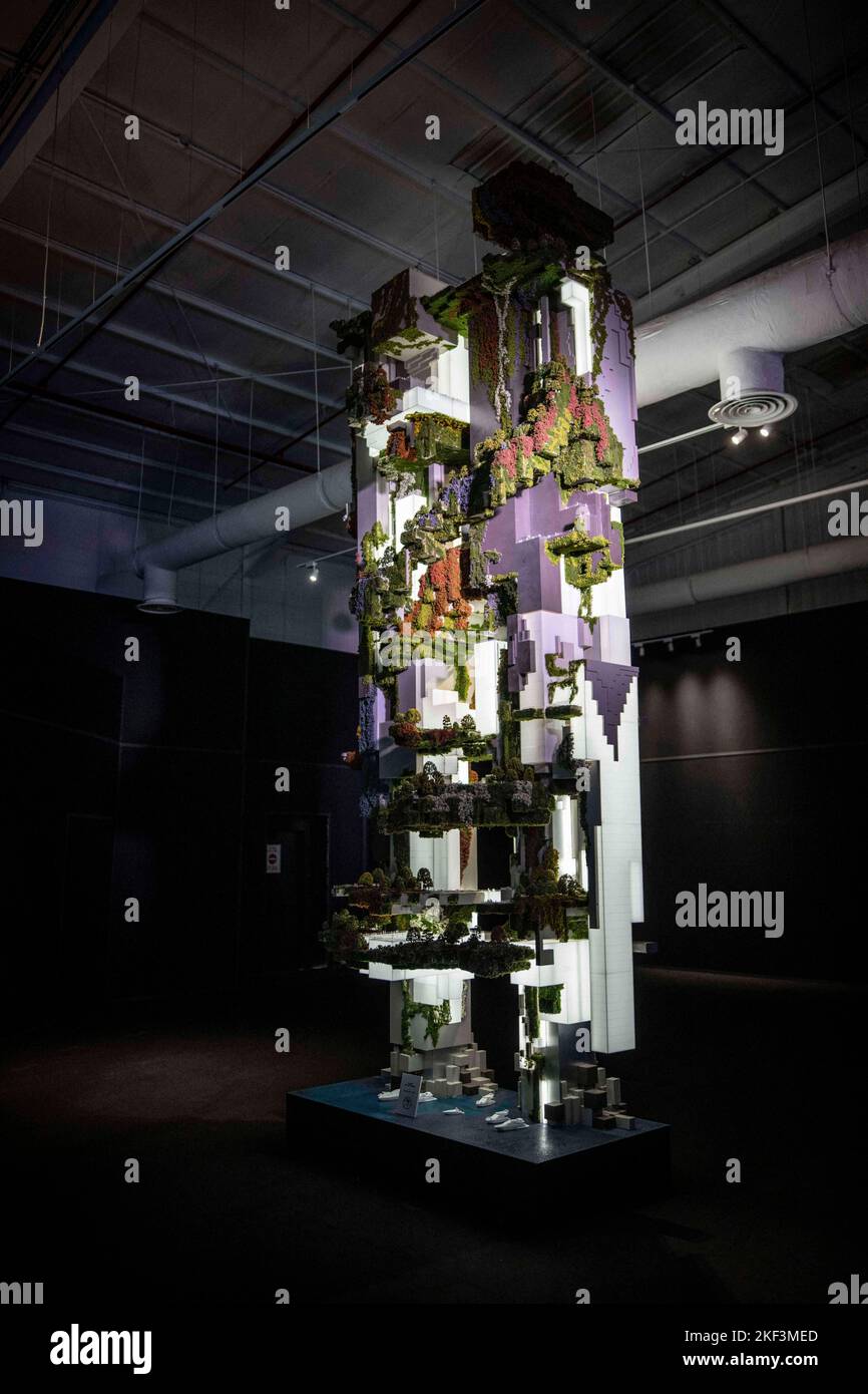 « The LINE » exposition by NEOM in Riyadh, Saudi Arabia on November 15 ...