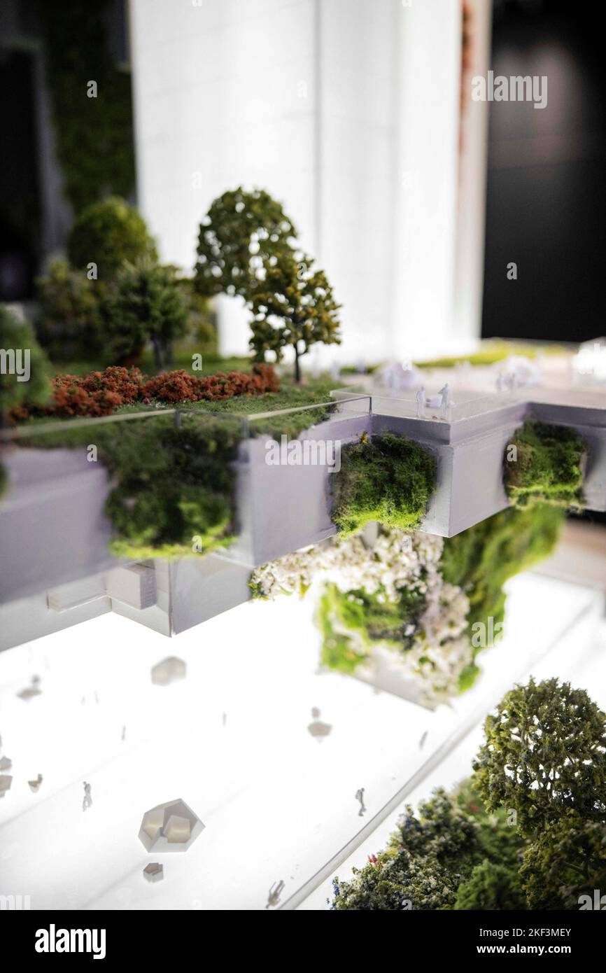 « The LINE » exposition by NEOM in Riyadh, Saudi Arabia on November 15 ...