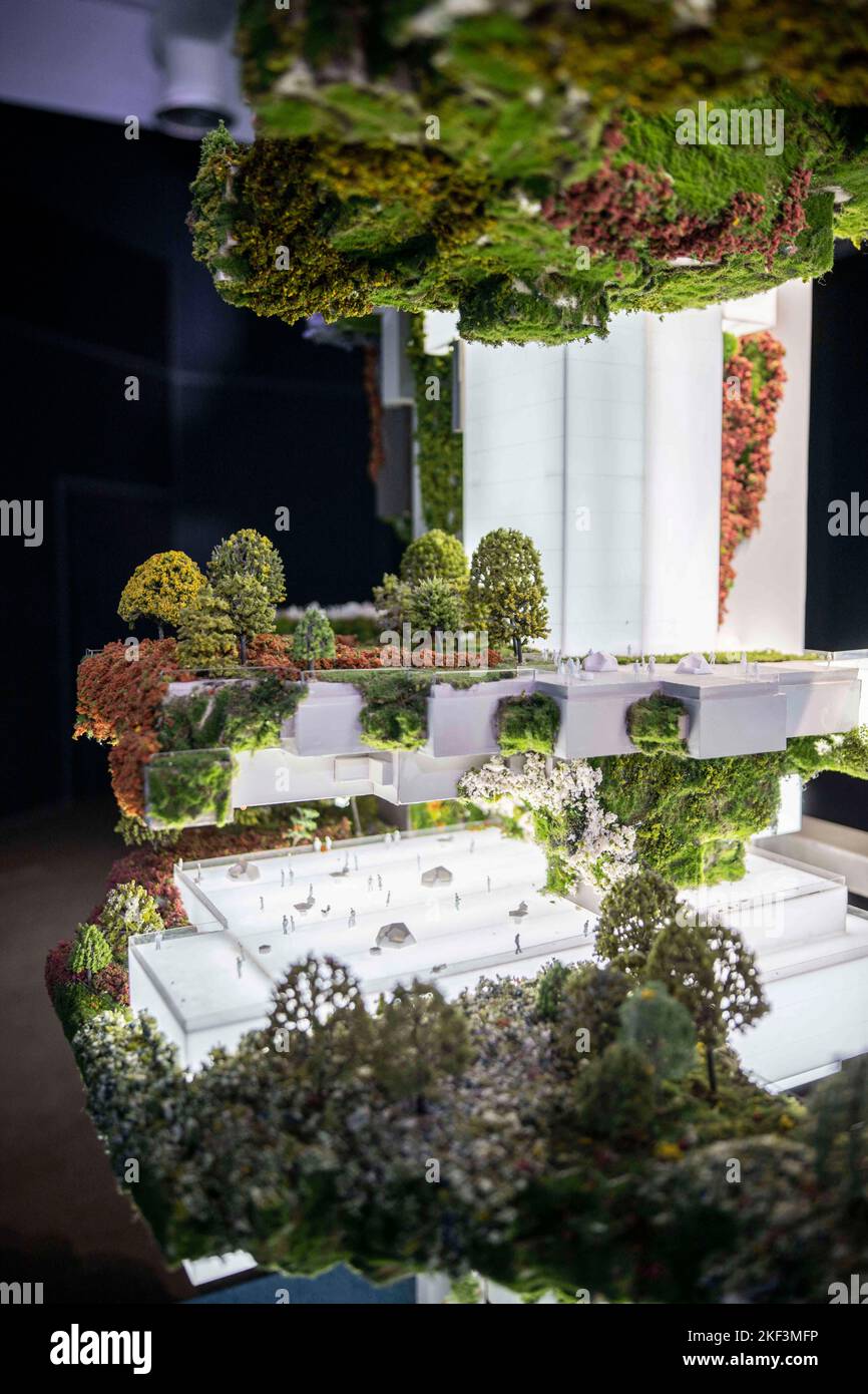 « The LINE » exposition by NEOM in Riyadh, Saudi Arabia on November 15 ...