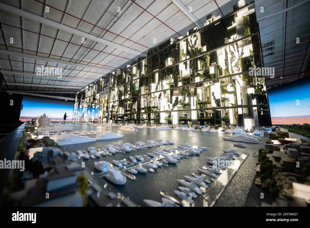 « The LINE » exposition by NEOM in Riyadh, Saudi Arabia on November 15 ...