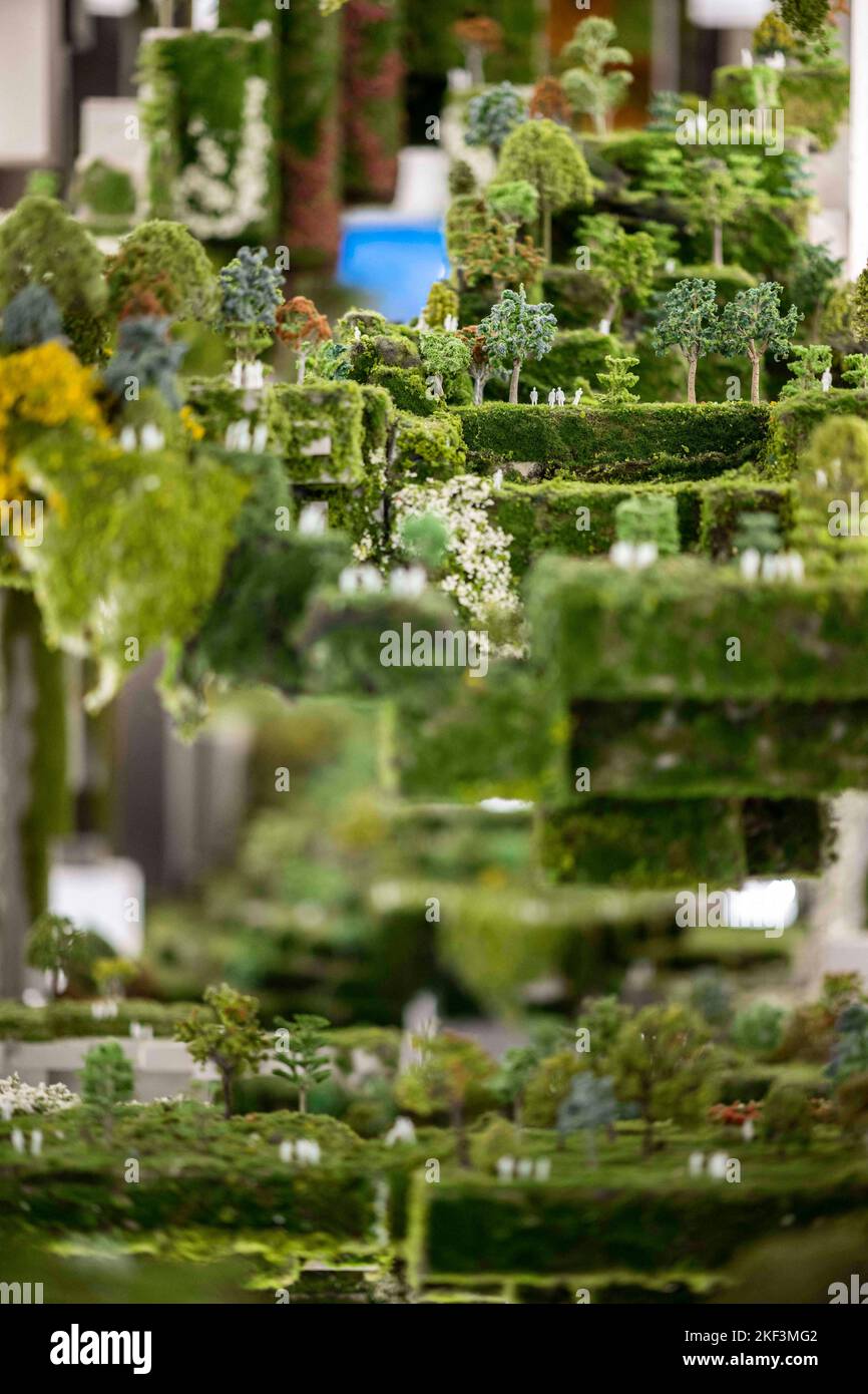 « The LINE » exposition by NEOM in Riyadh, Saudi Arabia on November 15 ...