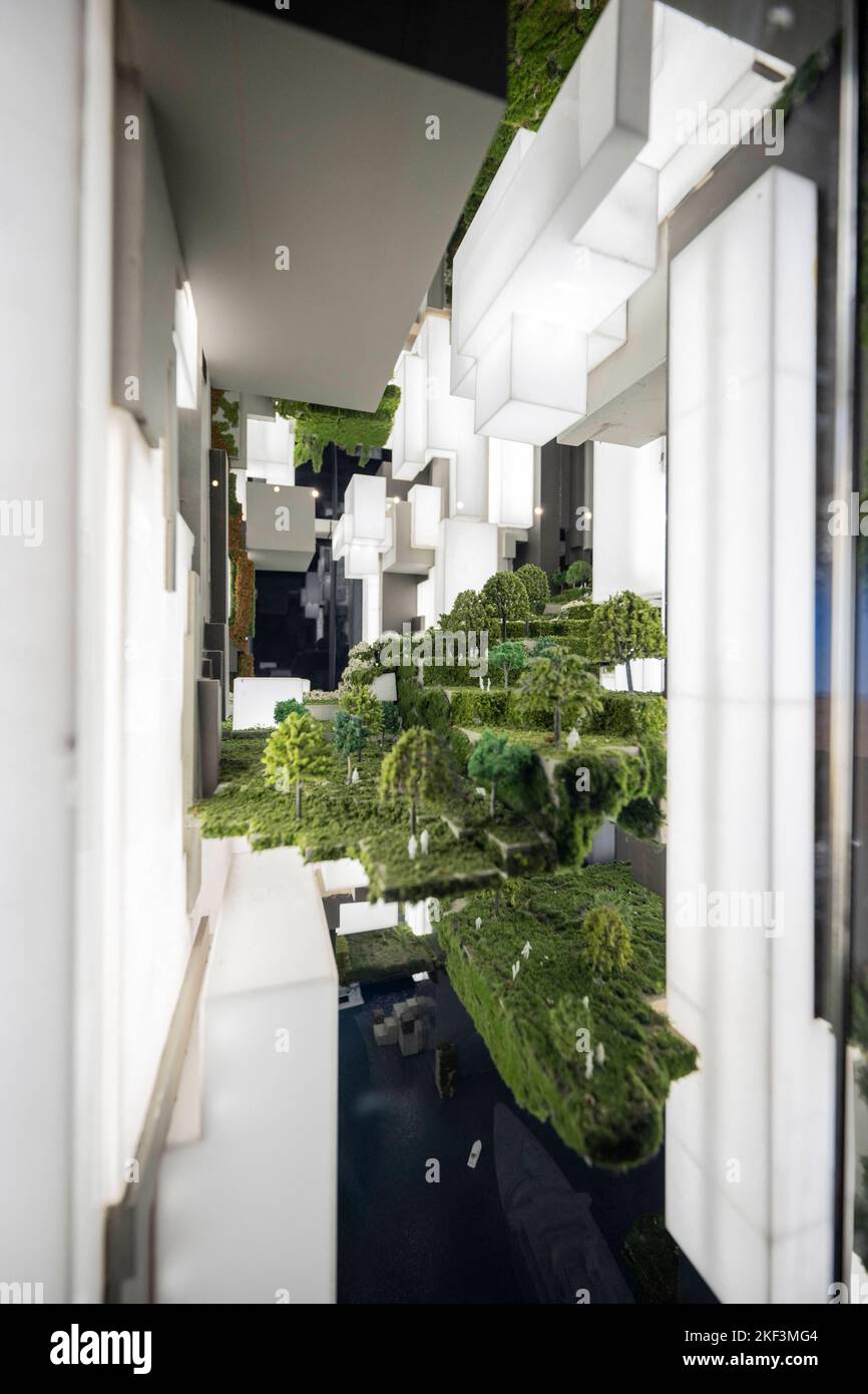 « The LINE » exposition by NEOM in Riyadh, Saudi Arabia on November 15 ...