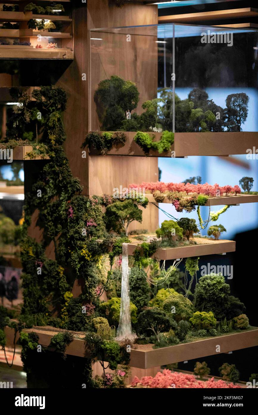 « The LINE » exposition by NEOM in Riyadh, Saudi Arabia on November 15 ...