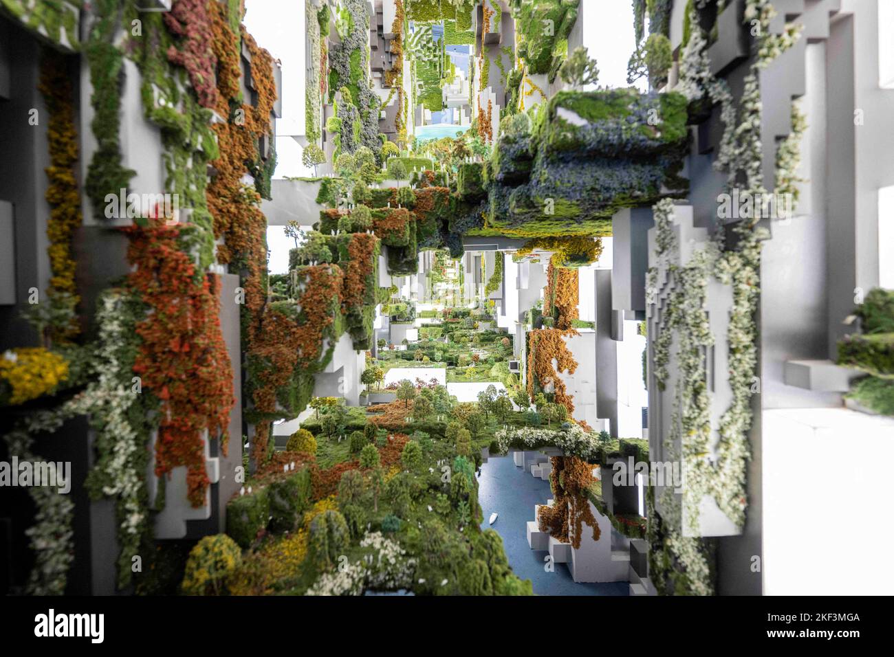 « The LINE » exposition by NEOM in Riyadh, Saudi Arabia on November 15 ...