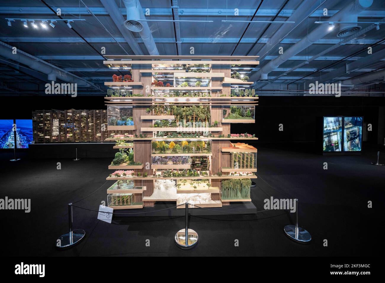 « The LINE » exposition by NEOM in Riyadh, Saudi Arabia on November 15 ...