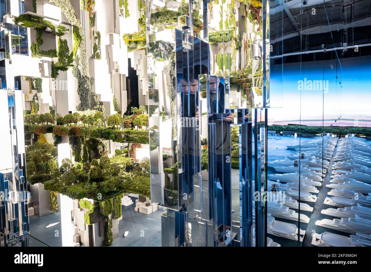 « The LINE » exposition by NEOM in Riyadh, Saudi Arabia on November 15 ...