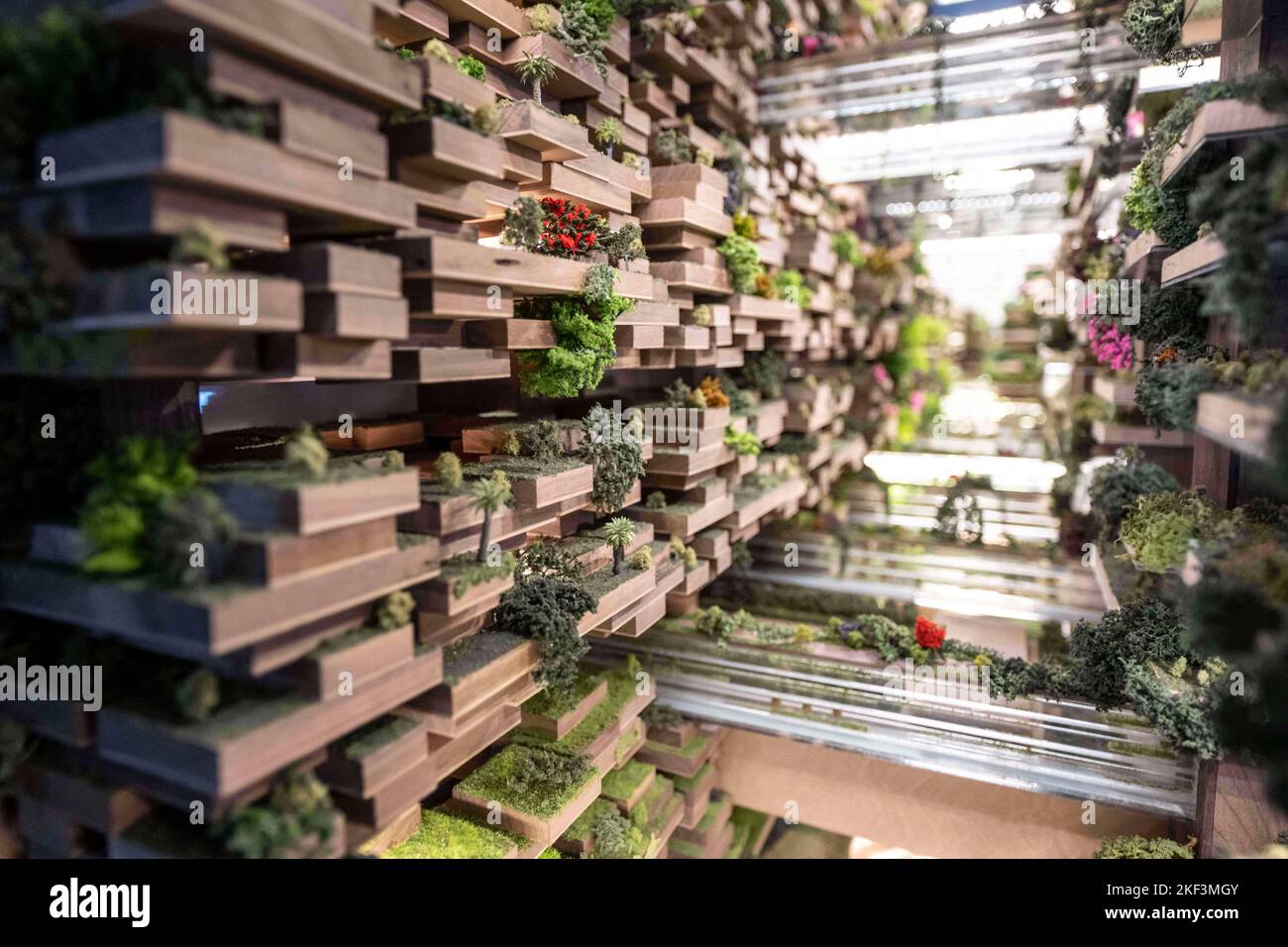 « The LINE » exposition by NEOM in Riyadh, Saudi Arabia on November 15 ...