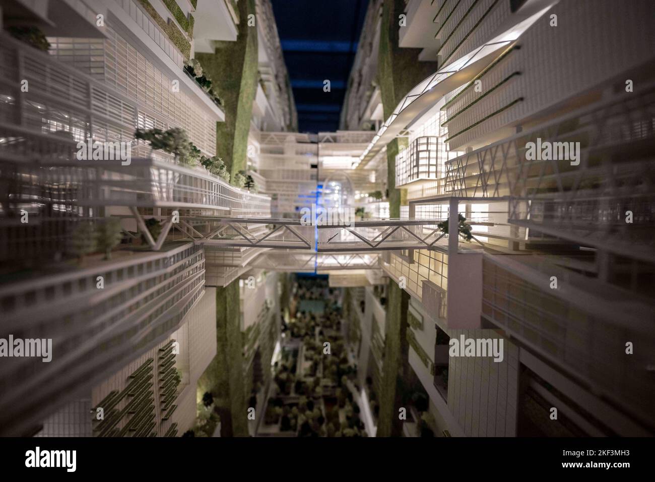 « The LINE » exposition by NEOM in Riyadh, Saudi Arabia on November 15 ...