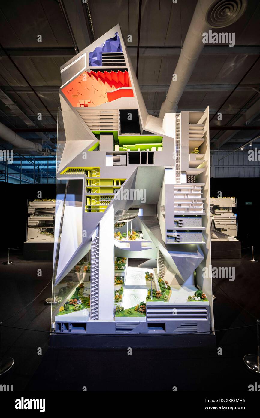 « The LINE » exposition by NEOM in Riyadh, Saudi Arabia on November 15 ...