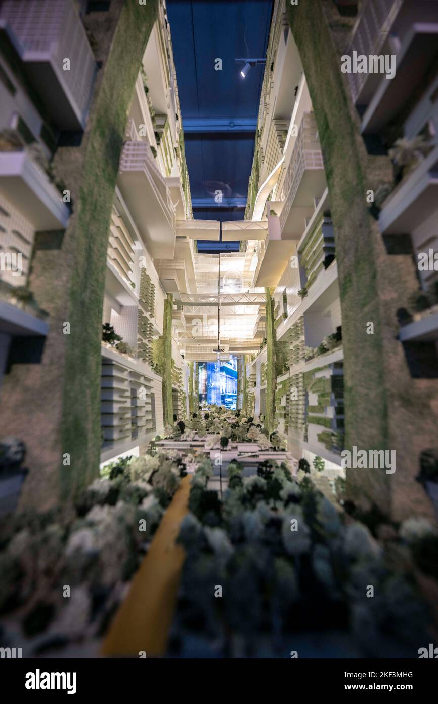 « The LINE » exposition by NEOM in Riyadh, Saudi Arabia on November 15 ...