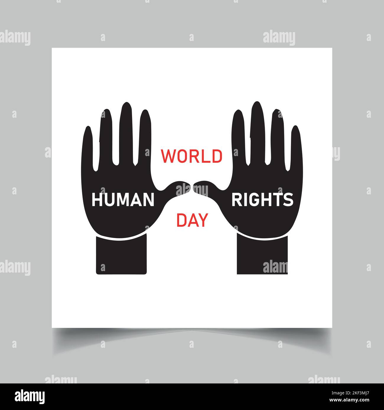 Human Rights Day Social Media Post Stock Vector Images Alamy