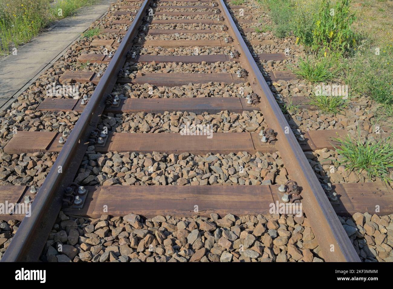 Bahnstrecke, Gleis, Schienen, Berlin, Deutschland Stock Photo - Alamy