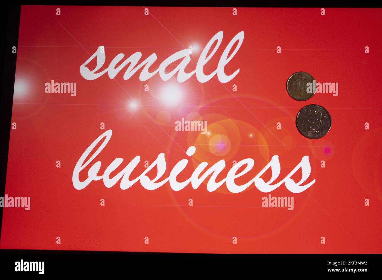 small daily business concept Stock Photo - Alamy