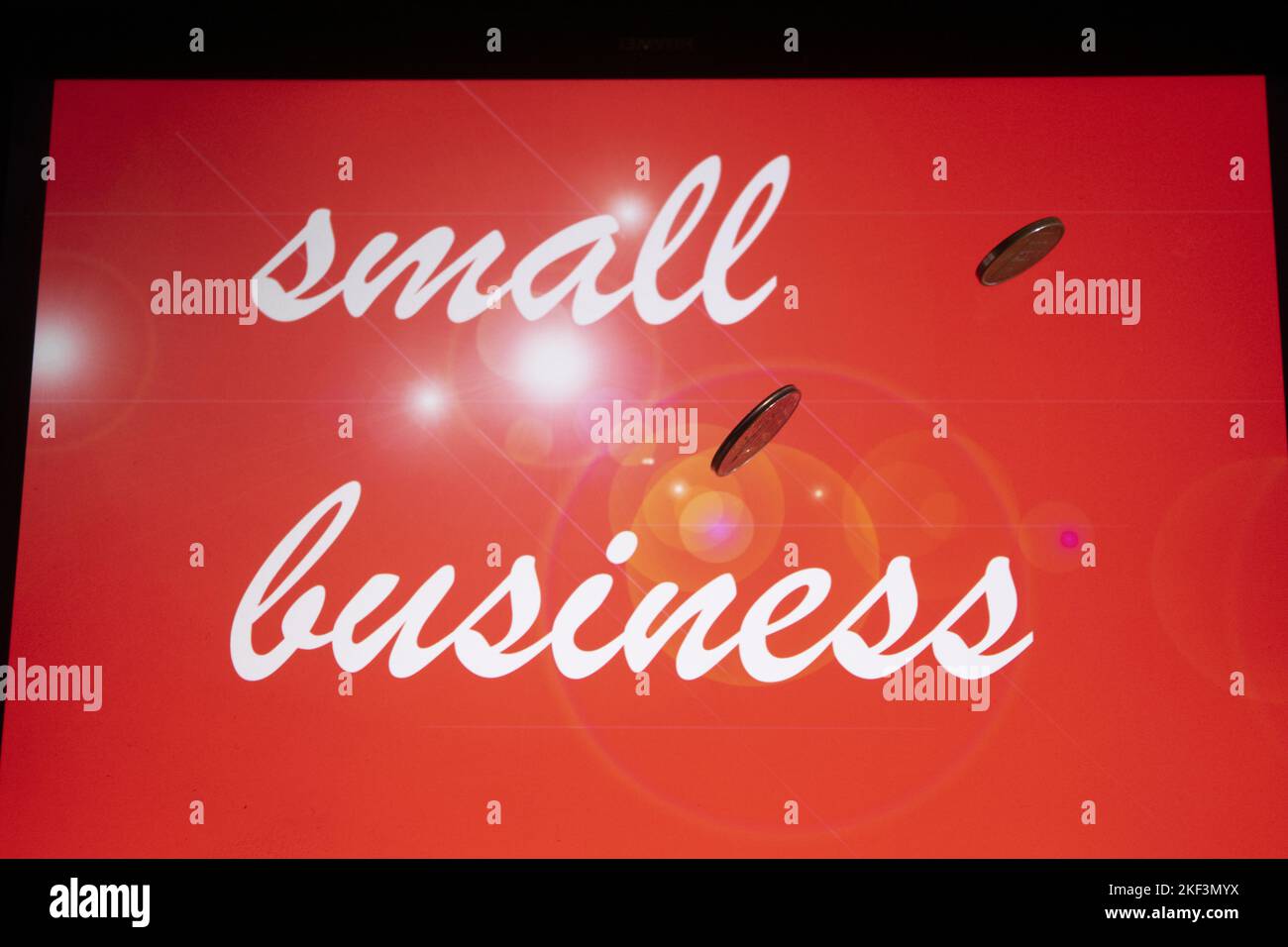 small daily business concept Stock Photo - Alamy