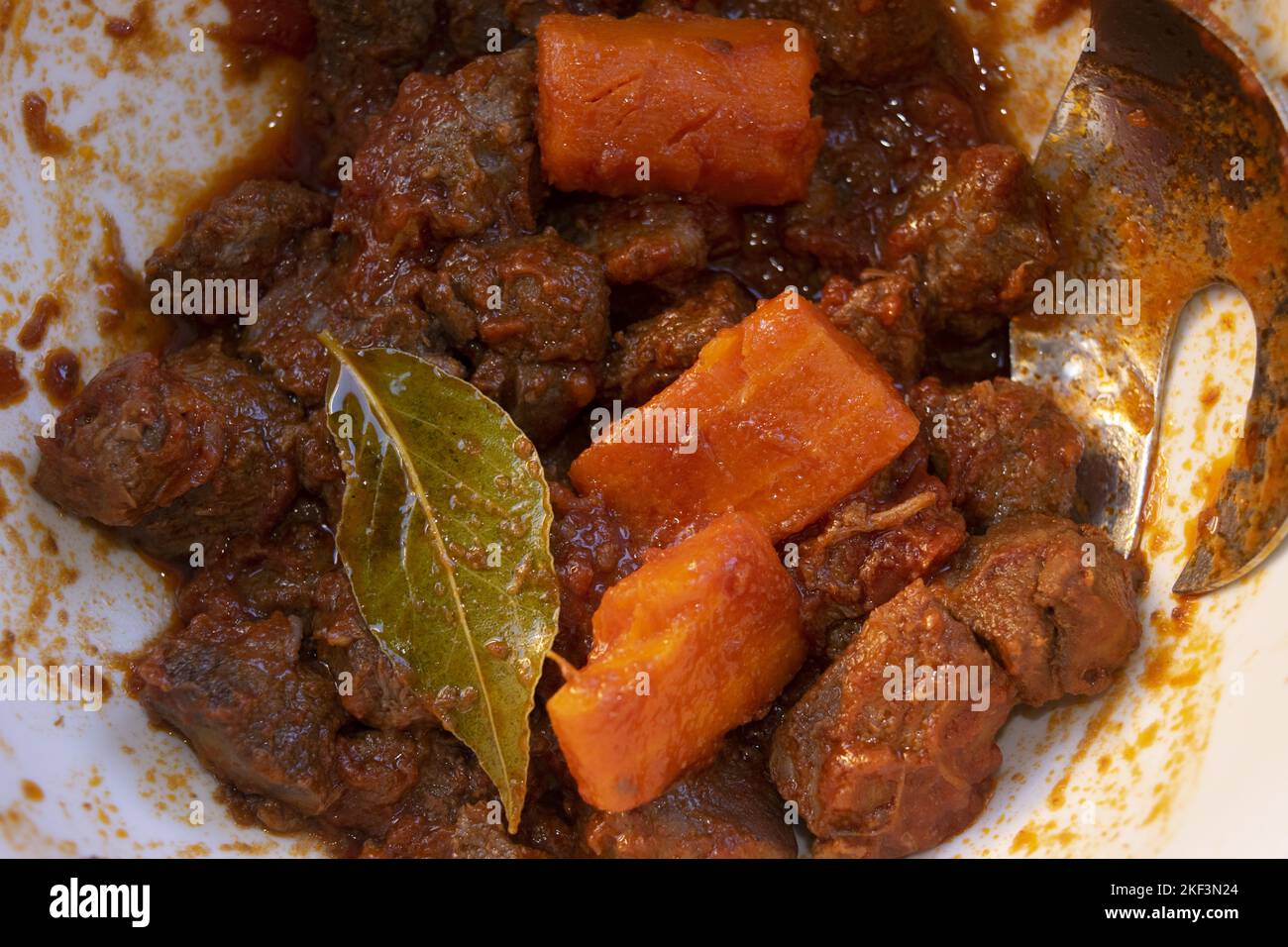 homemade wild boar ragout with tomato sauce Stock Photo - Alamy
