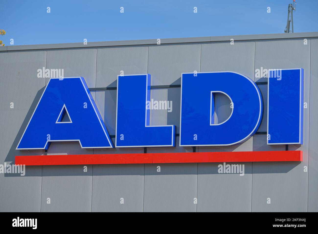 Logo Aldi Nord, Berlin, Deutschland Stock Photo - Alamy