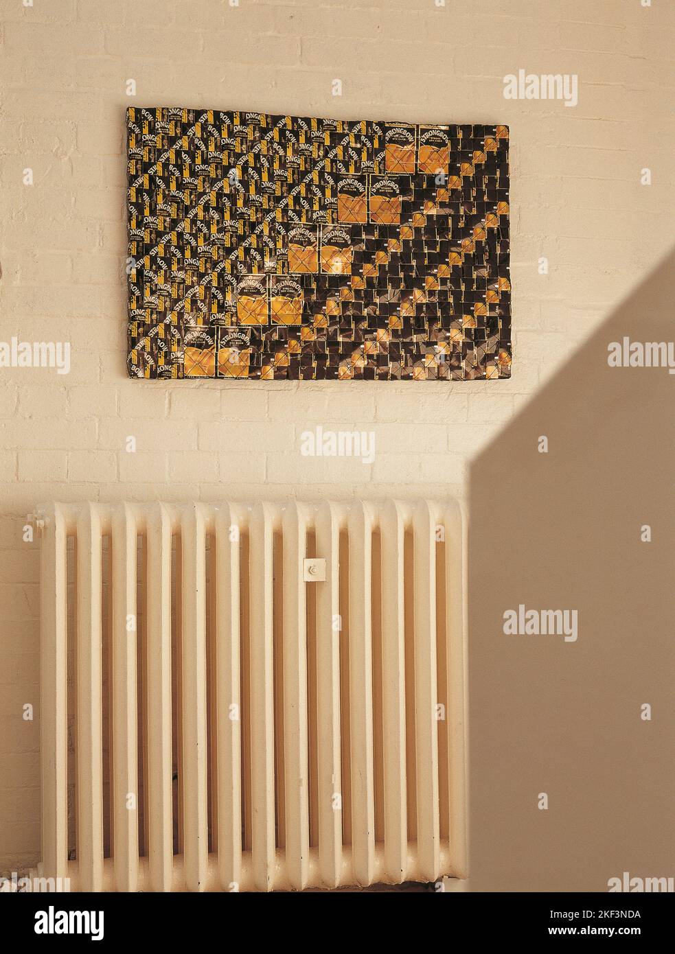 An abstract shiny wall hanging Stock Photo - Alamy