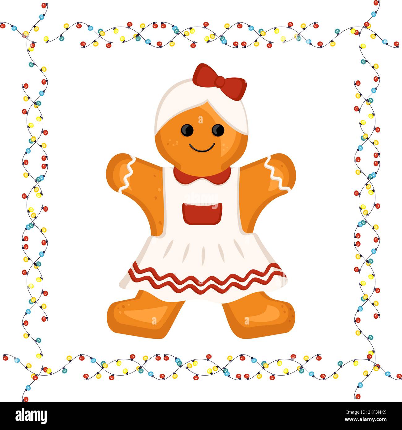 Gingerbread man, decoration for new year, Christmas and holidays in ...
